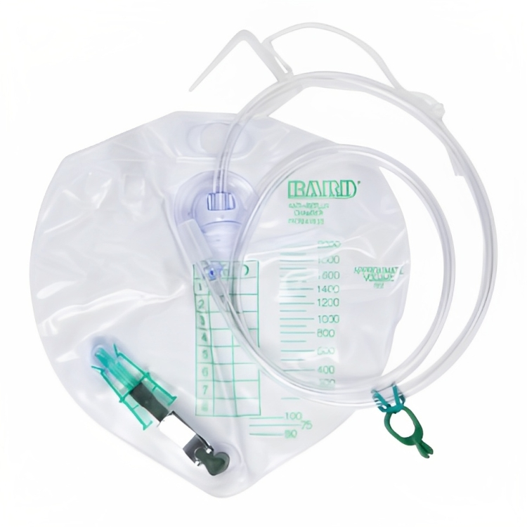 Bard Center-Entry Drainage Bag with Anti-Reflux Device – At Home ...