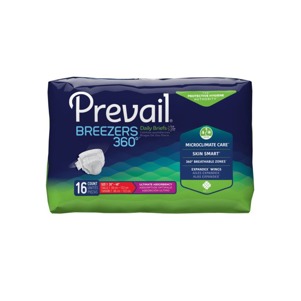 Prevail Breezers 360 Briefs - Ultimate Absorbency – At Home Medical ...