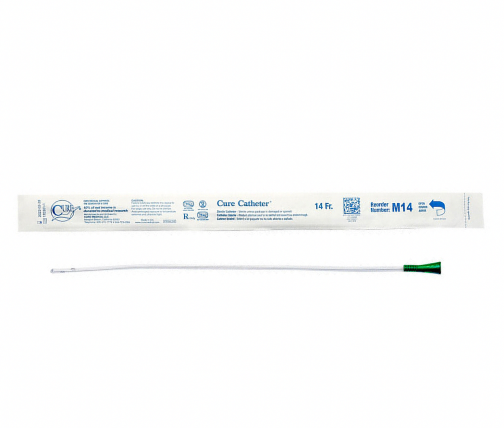 Cure Straight Tip Intermittent Catheter - Male – At Home Medical ...