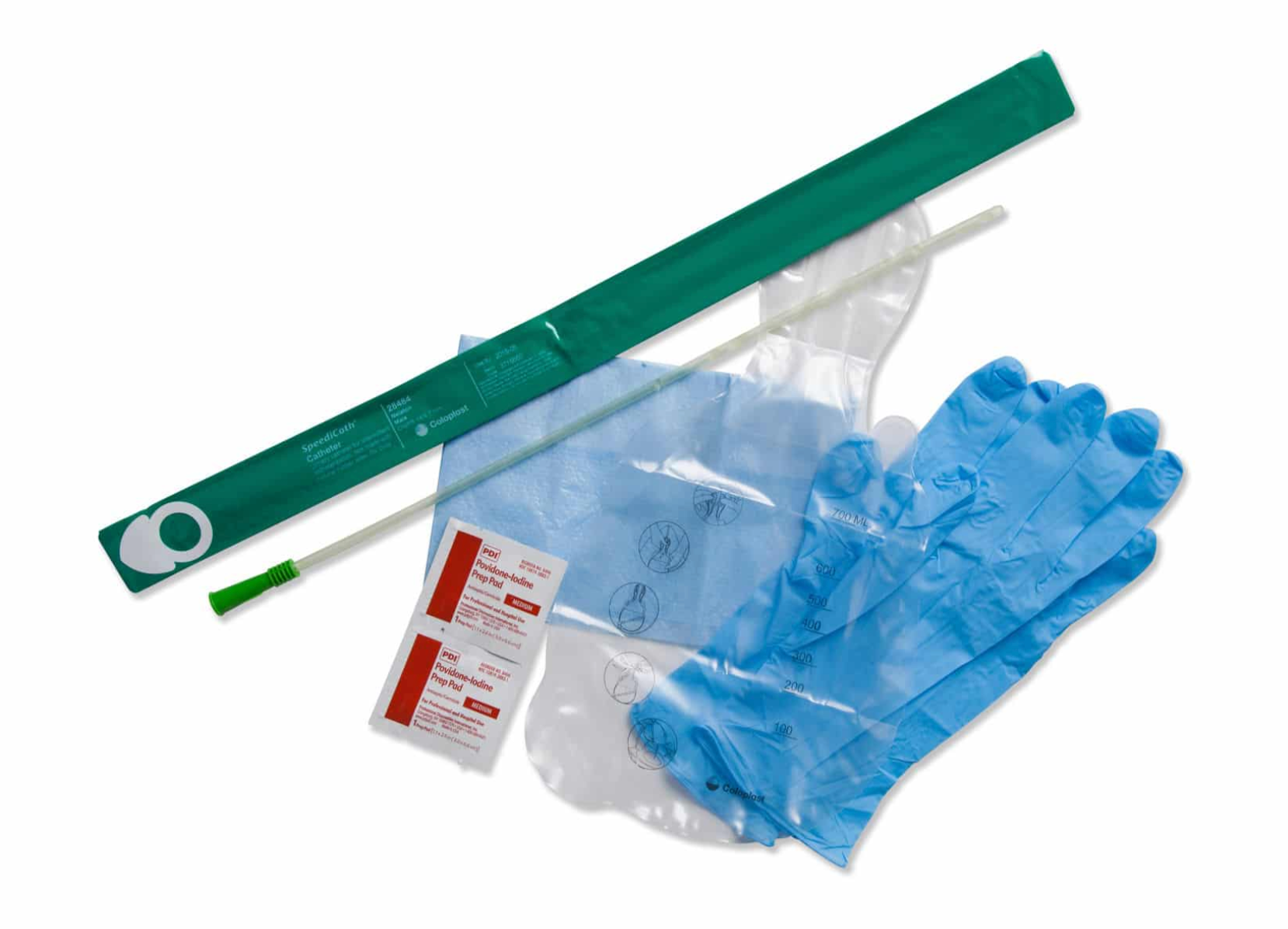 Coloplast SpeediCath Intermittent Catheter with Insertion Supplies - M ...