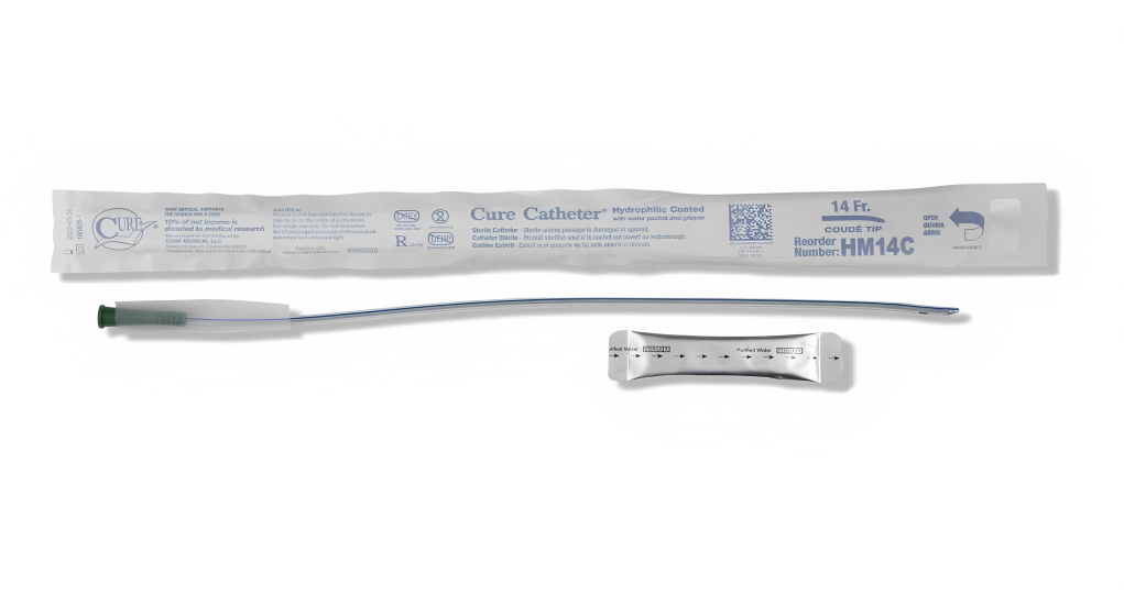 Cure Hydrophilic Coude Tip Intermittent Catheter - Male – At Home ...