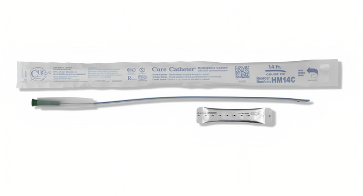 Cure Hydrophilic Coude Tip Intermittent Catheter - Male – At Home ...